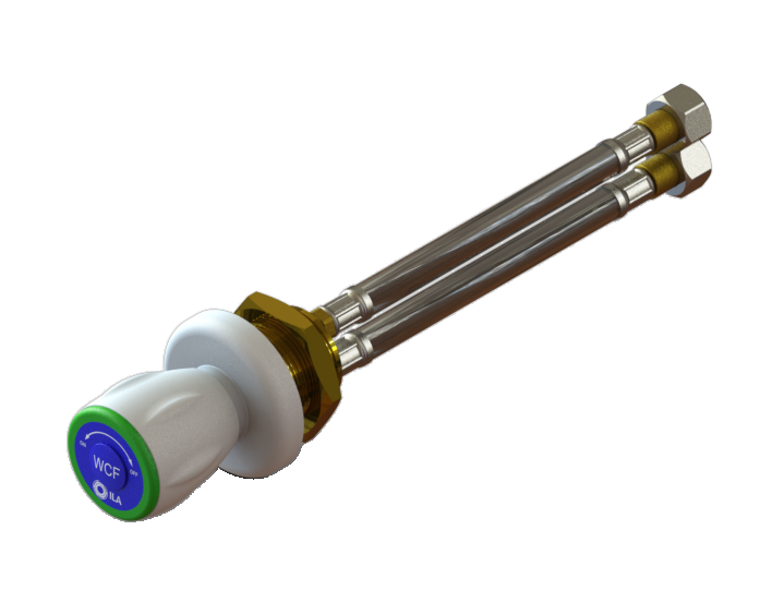 M36 Fume Hood Valve for Coolant Water with Flexible Hoses - ILA GmbH