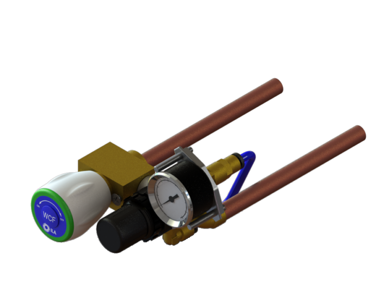 Fume Hood Combination for Coolant Water with Stop Valve, Pressure ...