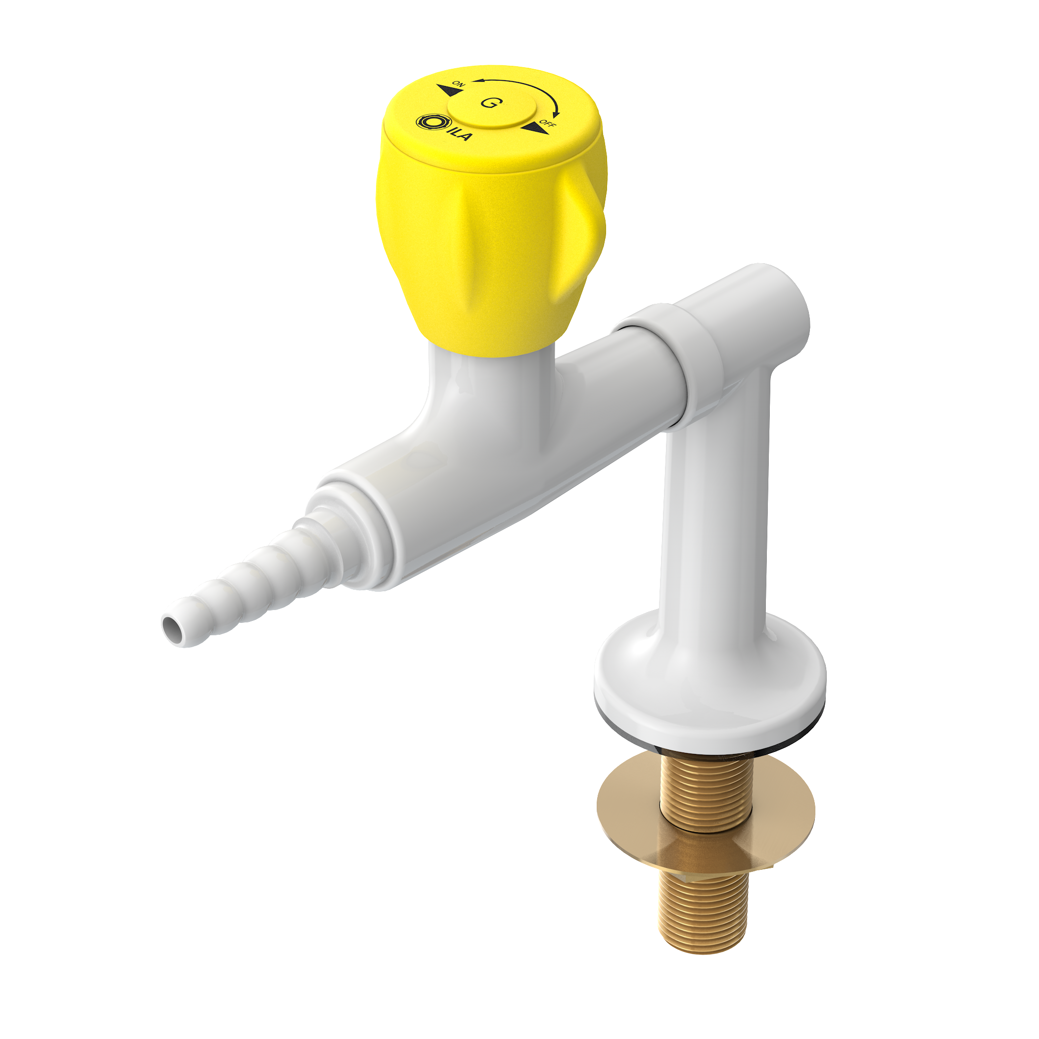 Turret For Burning Gas with Fixed Hose Nozzle - ILA GmbH